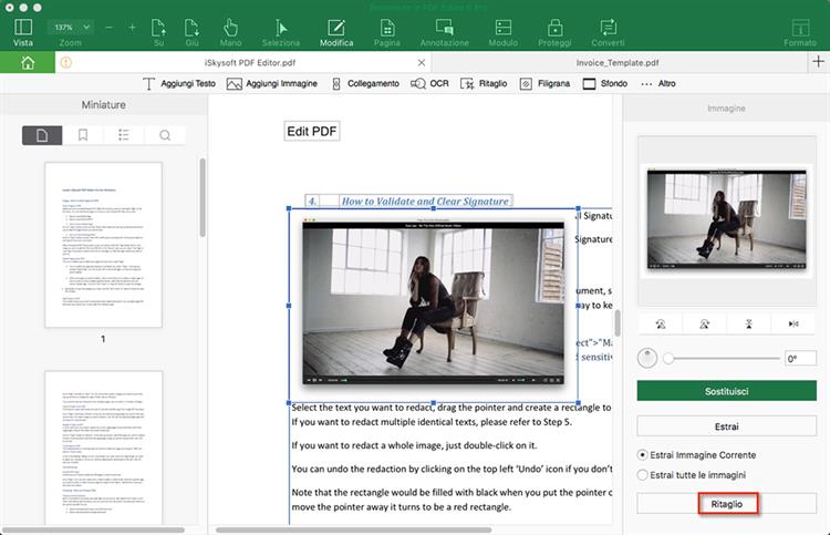 Come Ritagliare un'Immagine in PDF a Tuo Piacimento