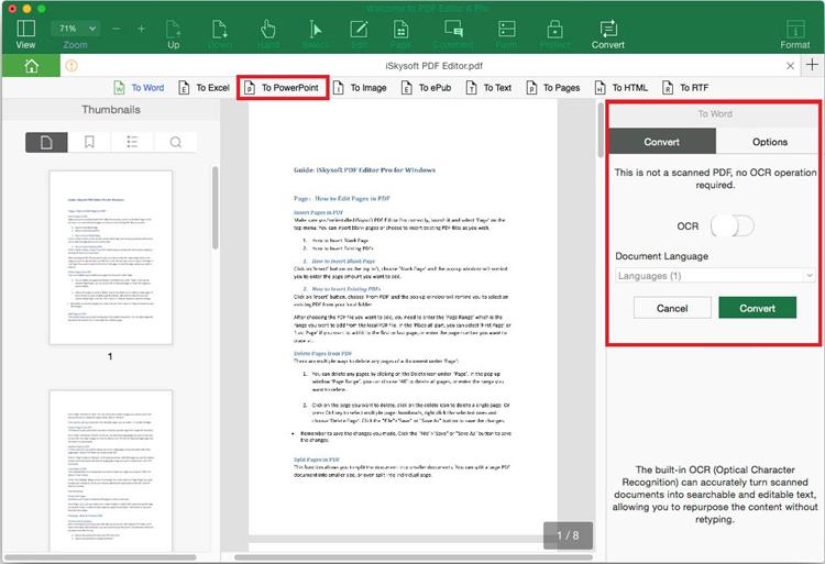 How To Turn PDF Into PowerPoint On Mac With Notes
