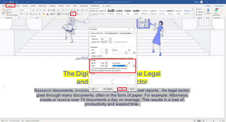 Top 3 Ways To Change Line Spacing In PDF