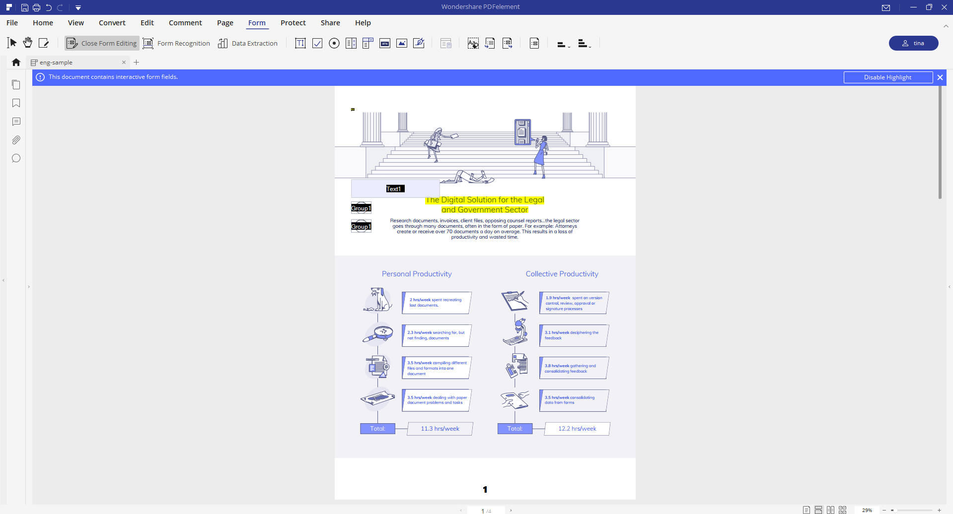 How To Make A Word Document Fillable On Windows