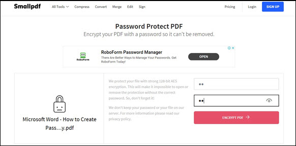 The Easiest Way to Password Protect a PDF
