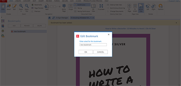 3 Simple Ways to Create Bookmarks in PDF